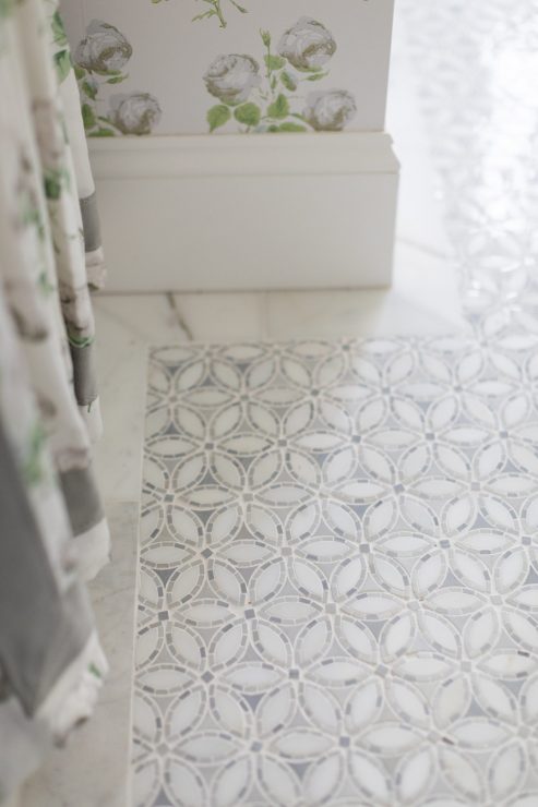 My Mom's Floral Bathroom - Monika Hibbs